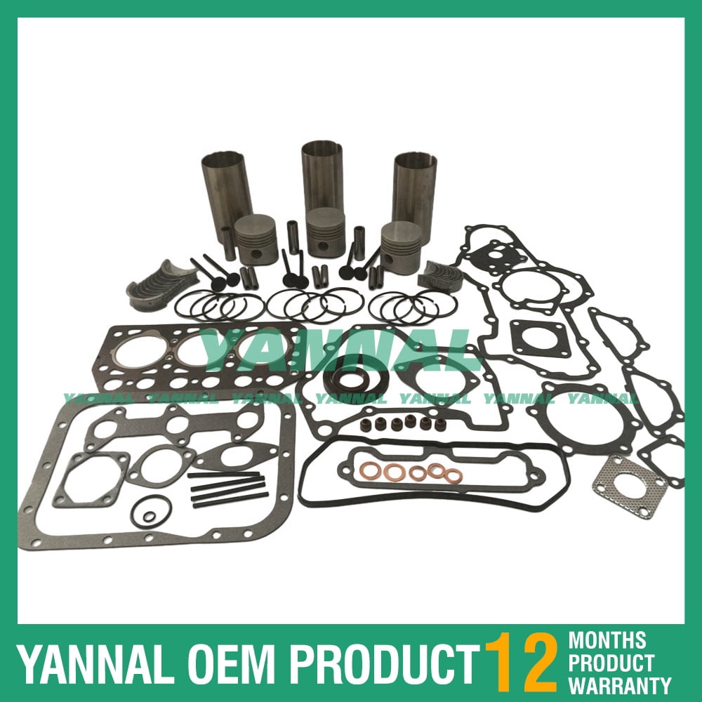 K3C Engine Overhaul Rebuild Kit For Mitsubishi Mini Tractor MT1601 - Walmart.com
