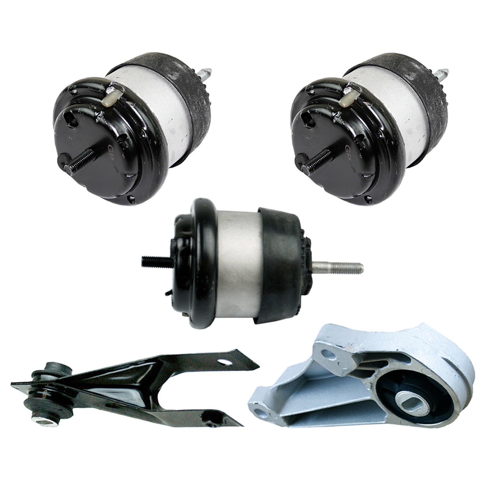 K4056 Engine Motor & Transmission Mount Kit 5pc Compatible with Fits ...