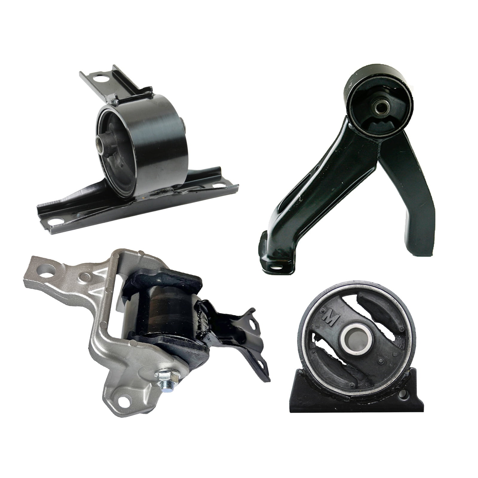 K4063 Engine Motor & Transmission Mount Kit 4pc Compatible with Fits ...