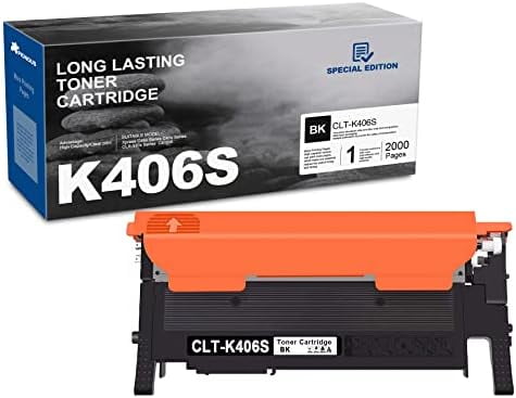K406S CLT-K406S Toner Cartridge Black - Replacement for Samsung 406S ...