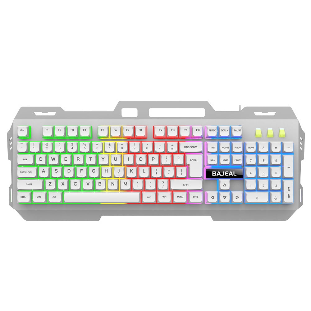 K45 Gaming Keyboard RGB LED Backlit 104 Keys Portable Wired Office ...