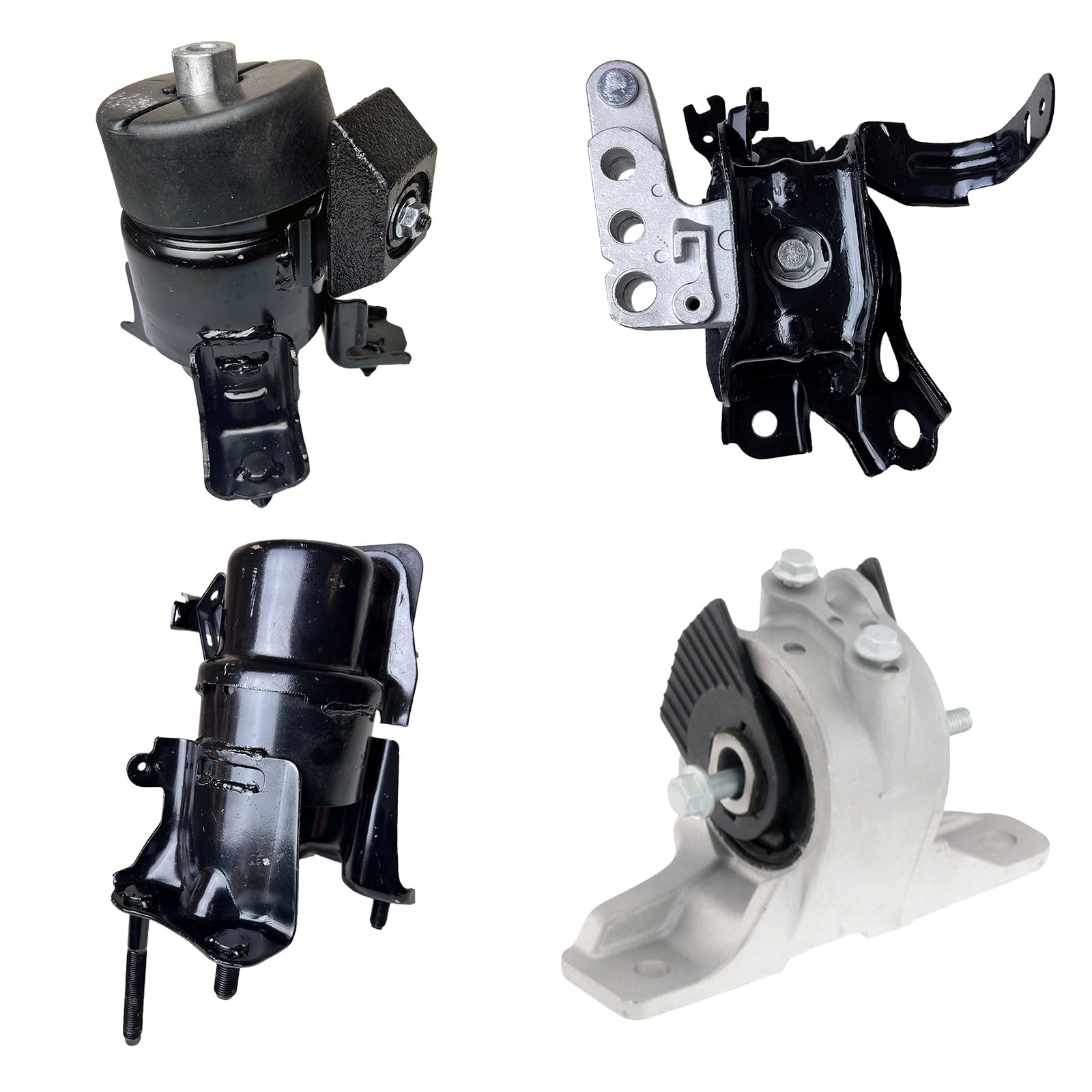 K4580 Engine Motor & Transmission Mount Kit 4pc Compatible with Fits ...