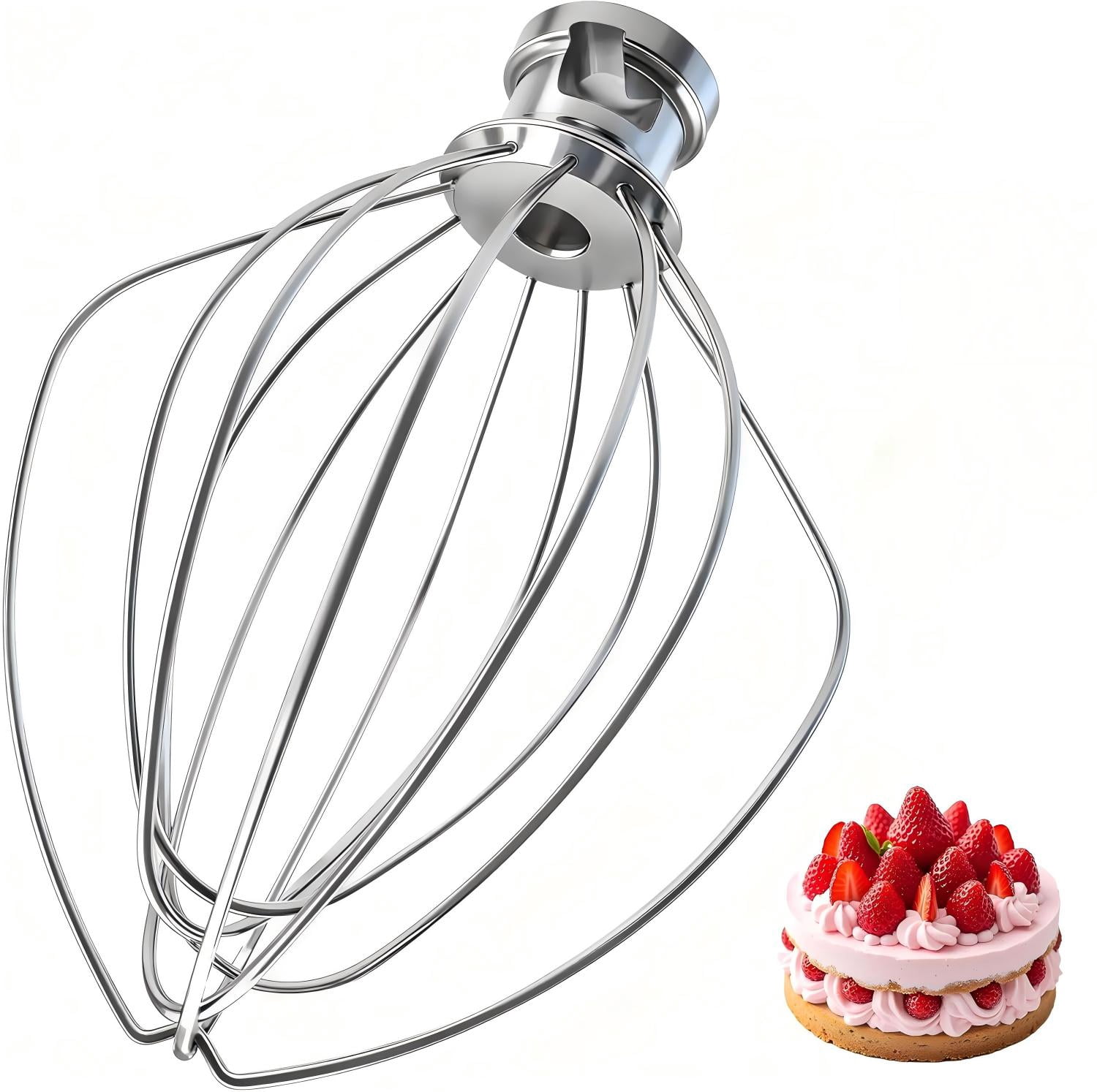 K45WW 6 Wire Whip Attachment Fits 4.5 5 Quart KitchenAid Tilt-Head ...
