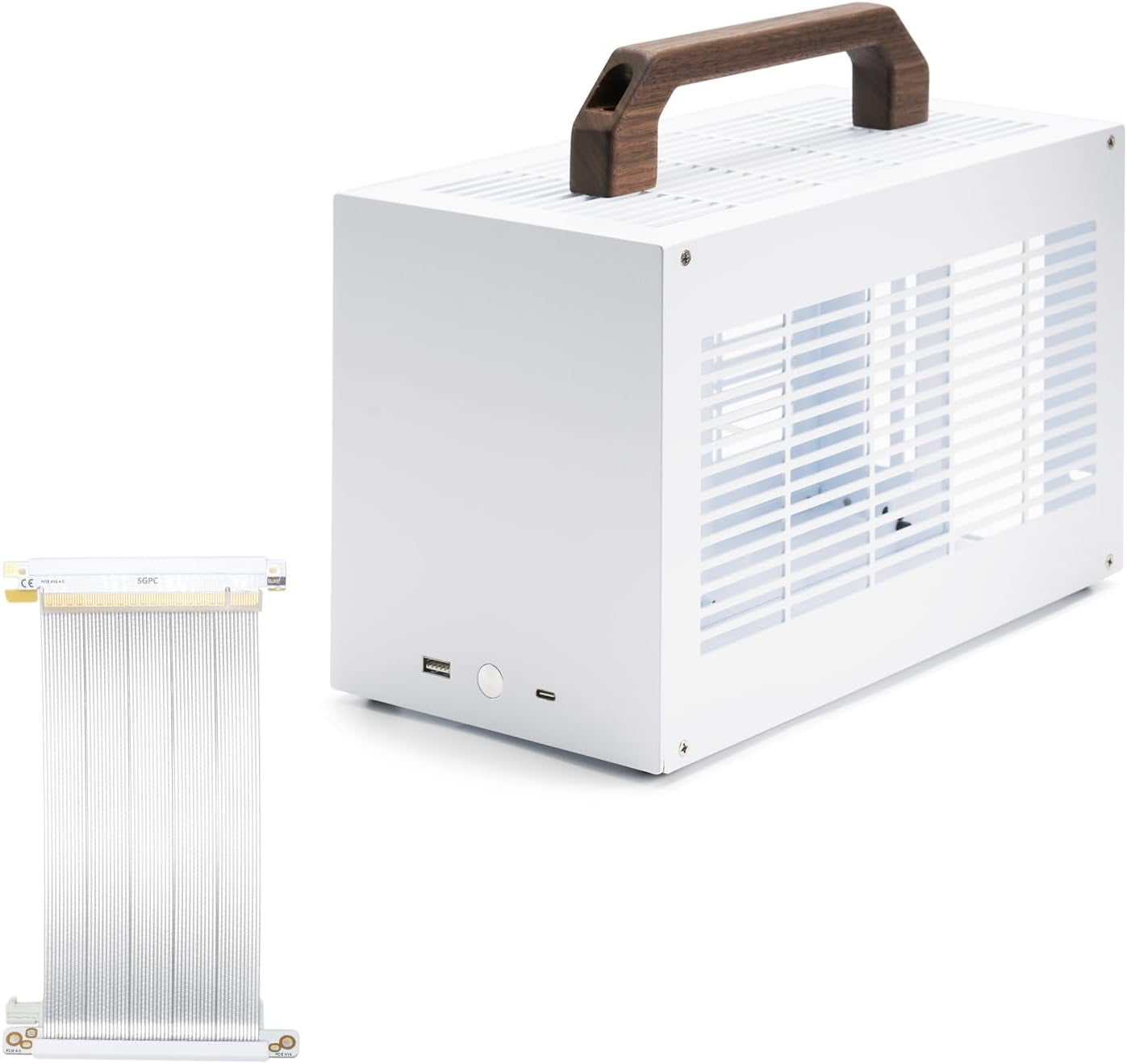 K49/Portable Mini-ITX PC Gaming Case/8L Small Form Factor/CPU Cooler up ...