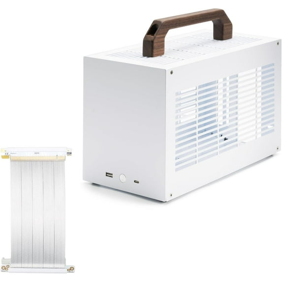 K49/Portable Mini-ITX PC Gaming Case/8L Small Form Factor/CPU Cooler up ...