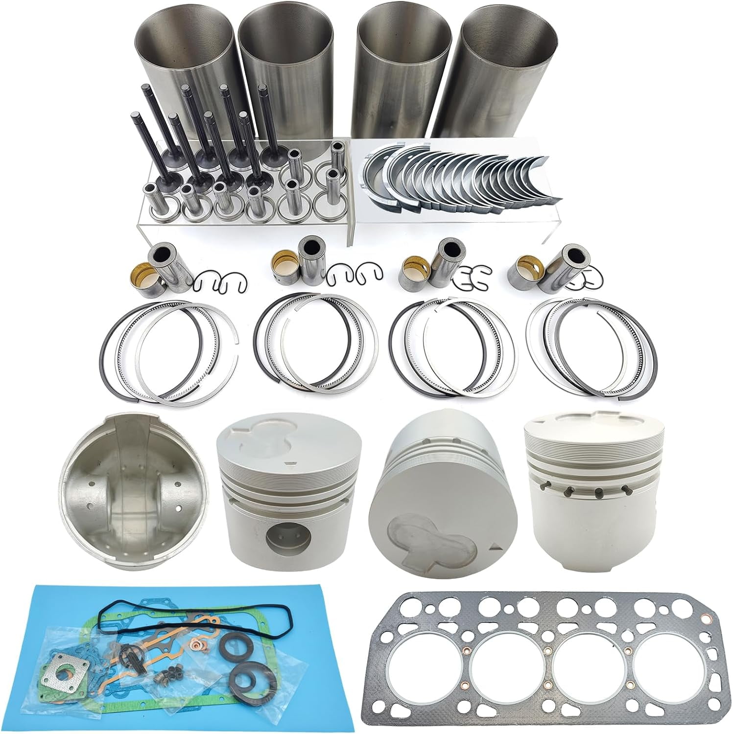 K4E Engine Overhaul Rebuild Kit For Mitsubishi K4E Engine MT23D Tractor ...