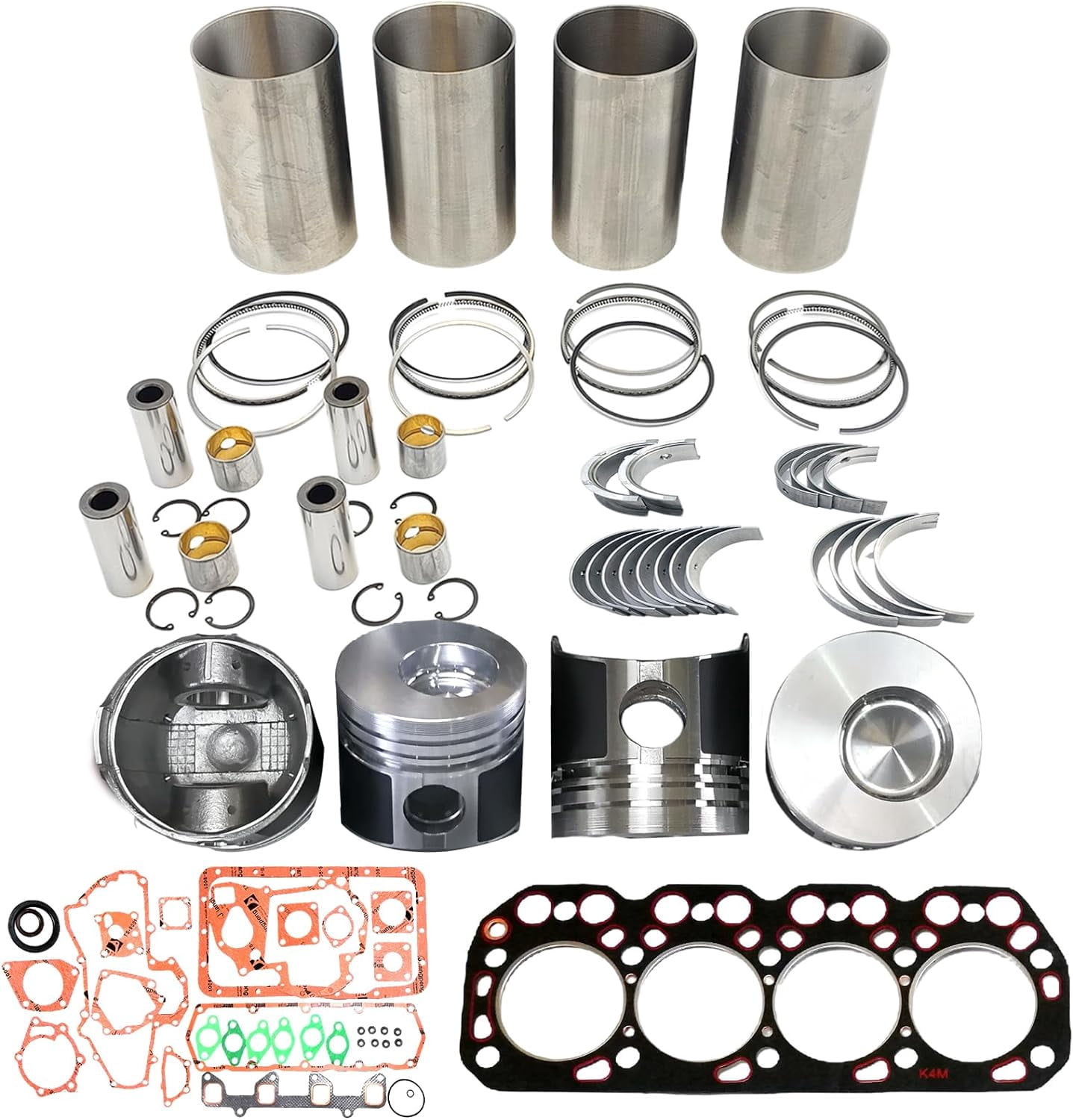 K4M Overhaul Rebuild Kit (No valve set) For Mitsubishi K4M Engine B25 ...