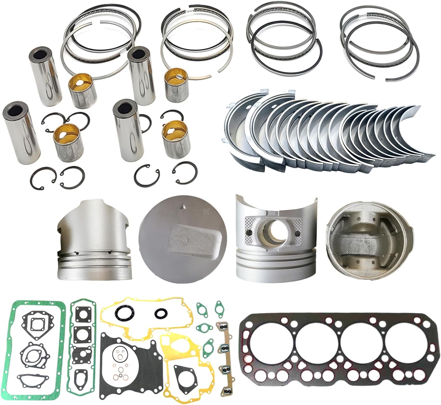K4N Overhaul Rebuild Kit (No cylinder liner and valve) Fits For ...