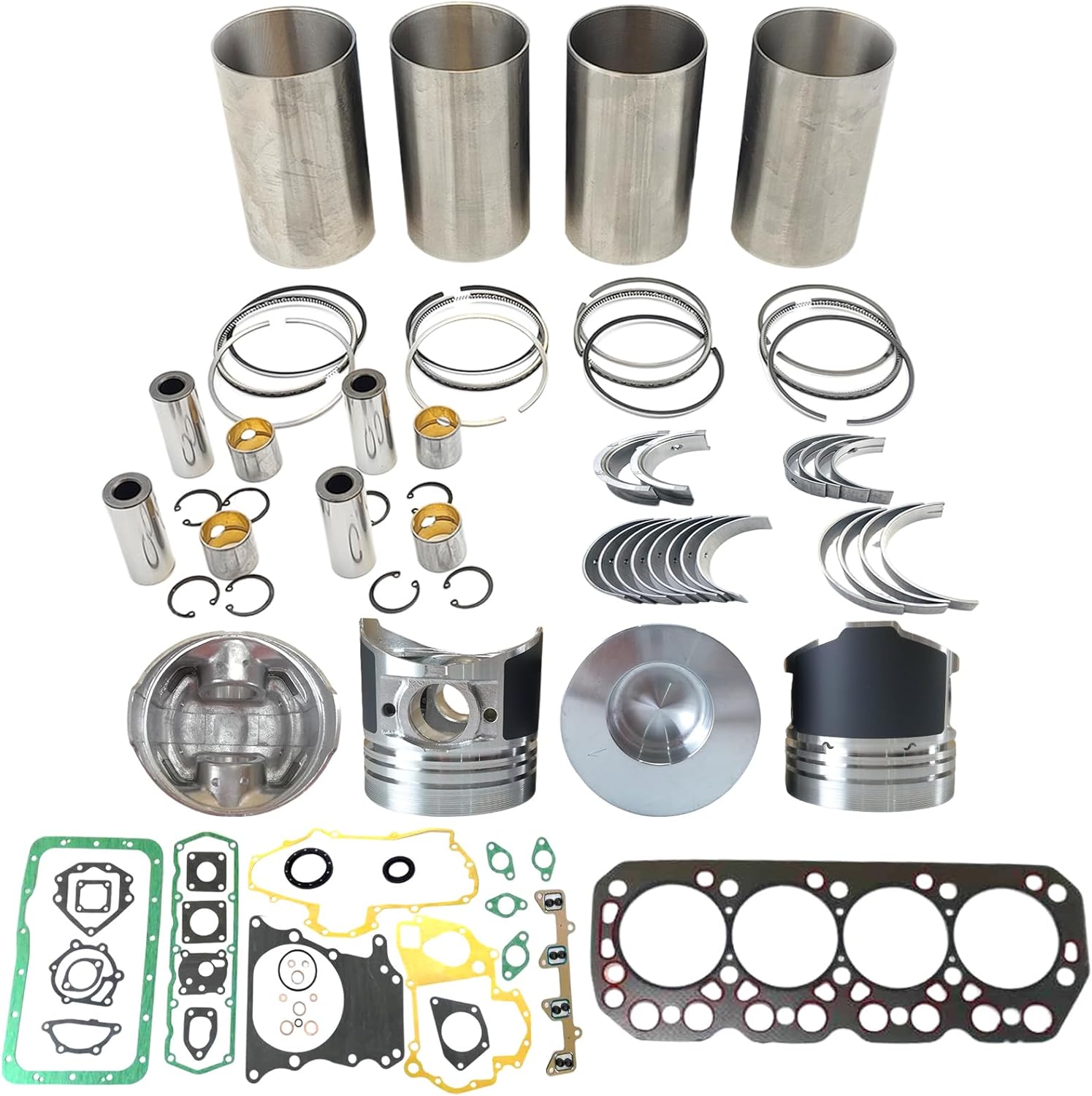K4N Overhaul Rebuild Kit (No valve set) For Mitsubishi K4N K4N-DI ...