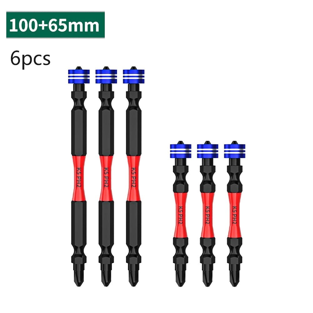 K5 Anti Slip Magnetic Screwdriver Double Head Hex Shank Cross ...