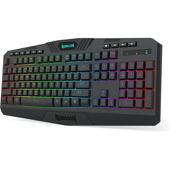 K503 Wireless Gaming Keyboard, 3-Mode (2.4G/BT/USB), RGB LED Backlit ...