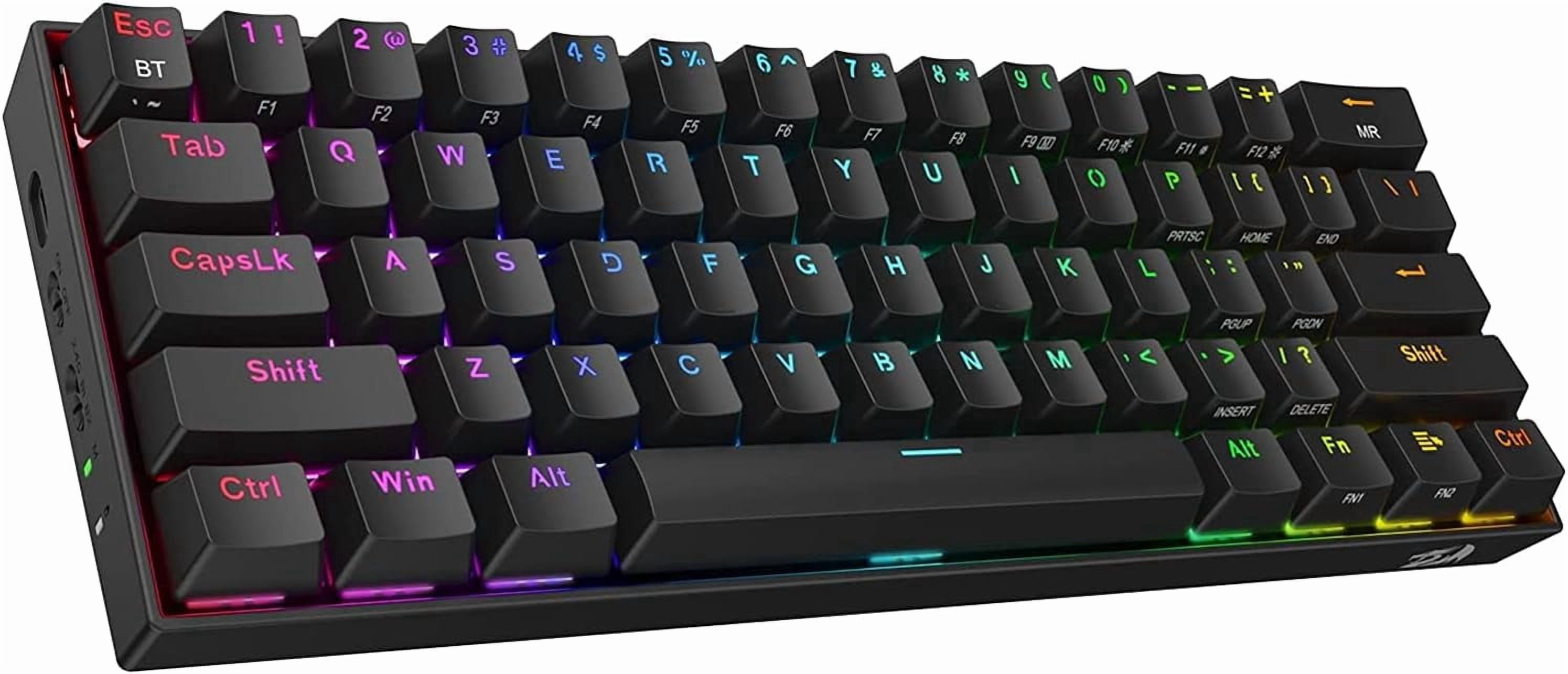 K530 Draconic 60% Mechanical Keyboard, BT/2.4Ghz/Wired 3-Mode 61 ...