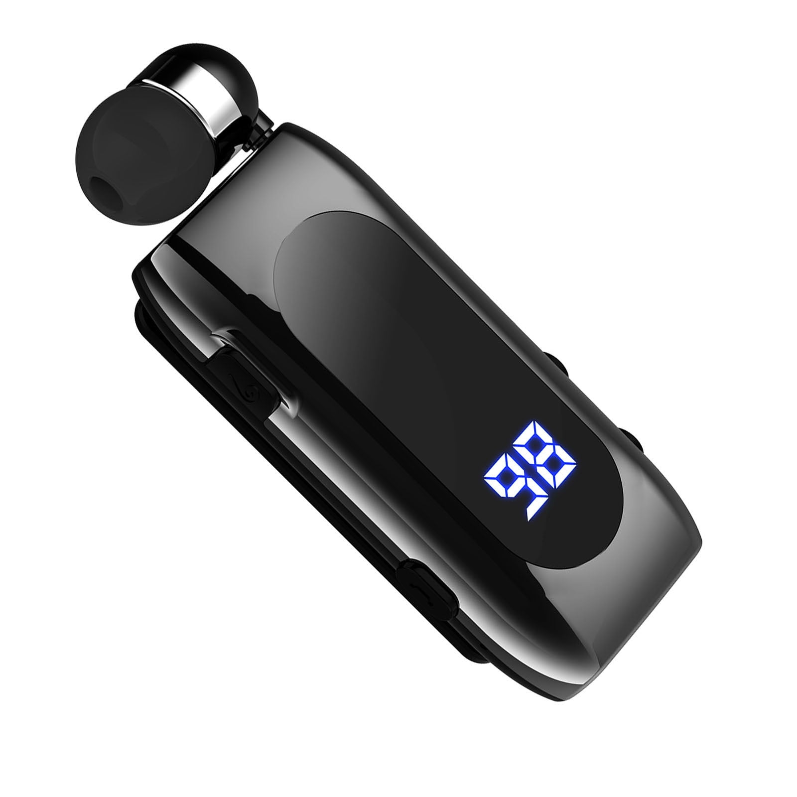 K55 Bluetooth Headset Lavalier Retractable Cable V5.2 Smart In-ear ...
