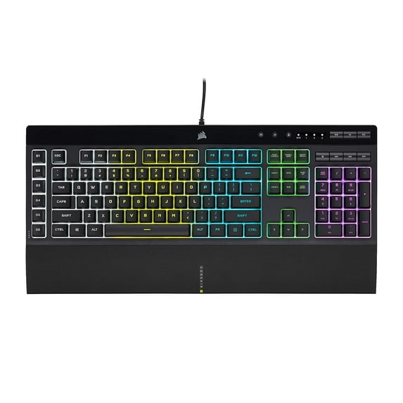 K55 RGB PRO Membrane Wired Gaming Keyboard – IP42 Dust and Spill ...
