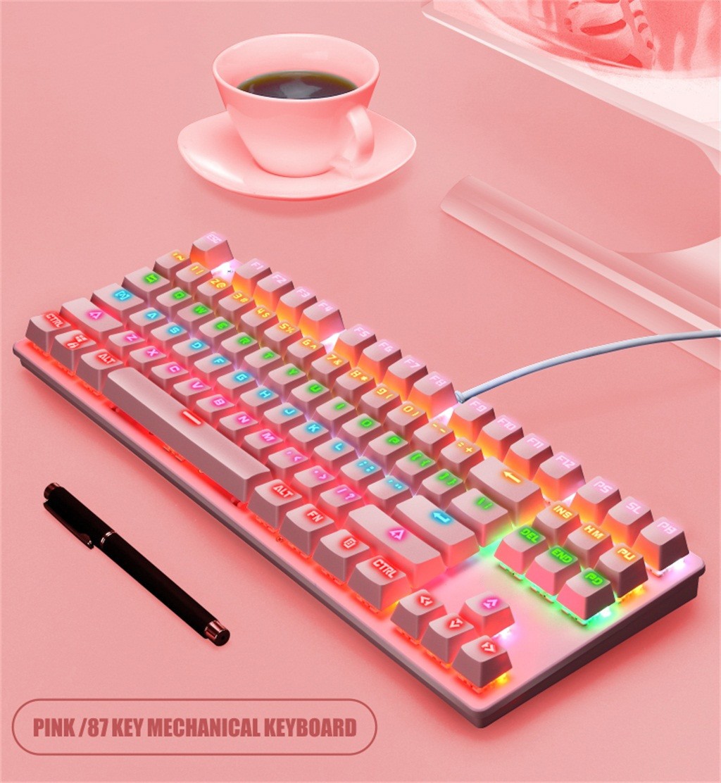 K550 Mechanical USB Keyboard Colorful LED Illuminated Backlit Gaming ...