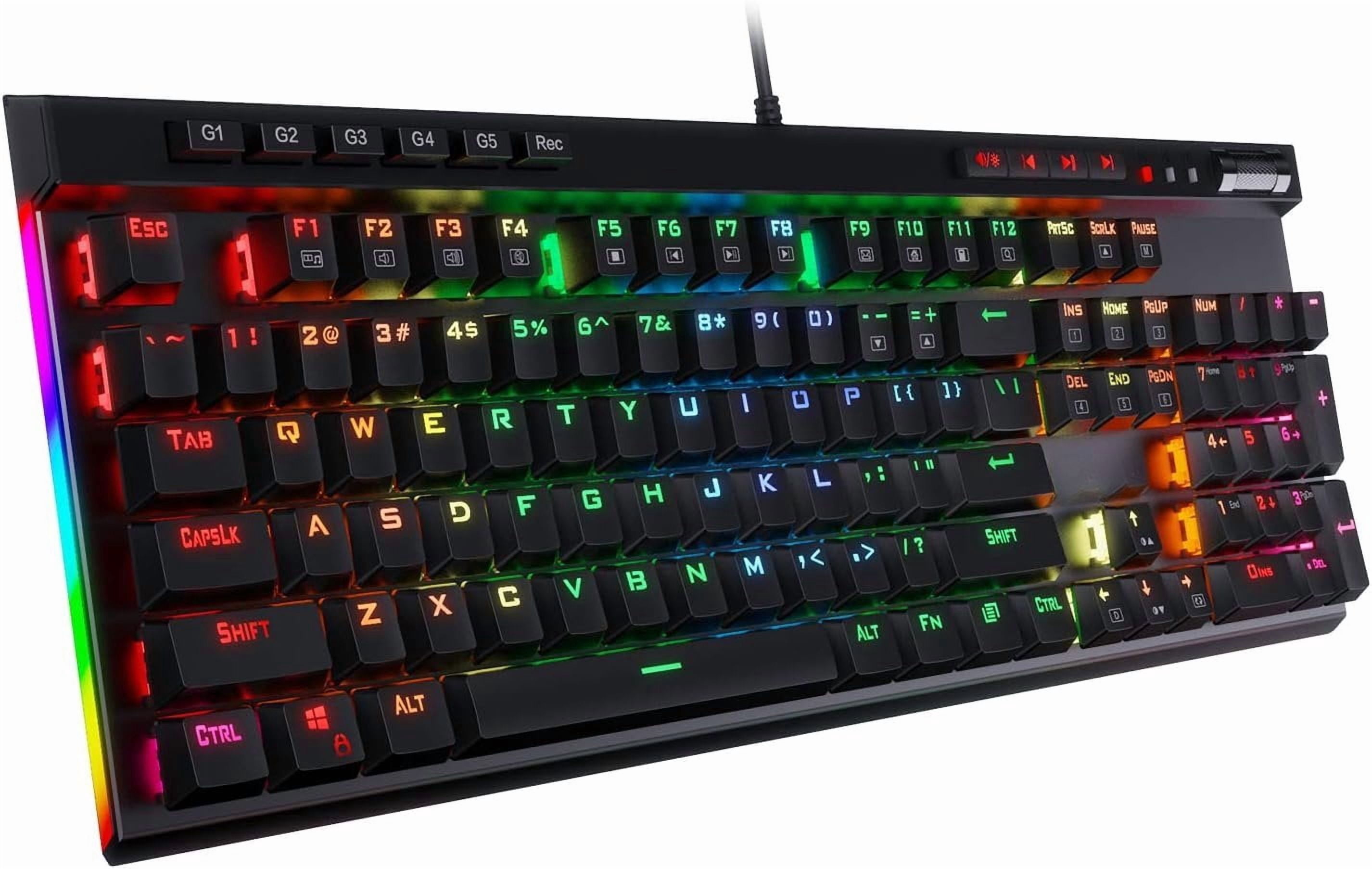 K580 VATA Backlit Mechanical Gaming Keyboard with Macro & Dedicated ...