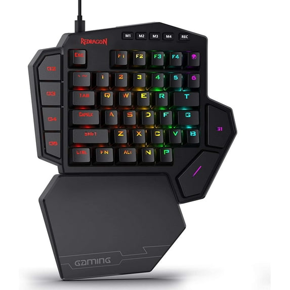 K585 DITI Wired One-Handed RGB Mechanical Gaming Keyboard, 42 Keys Type ...