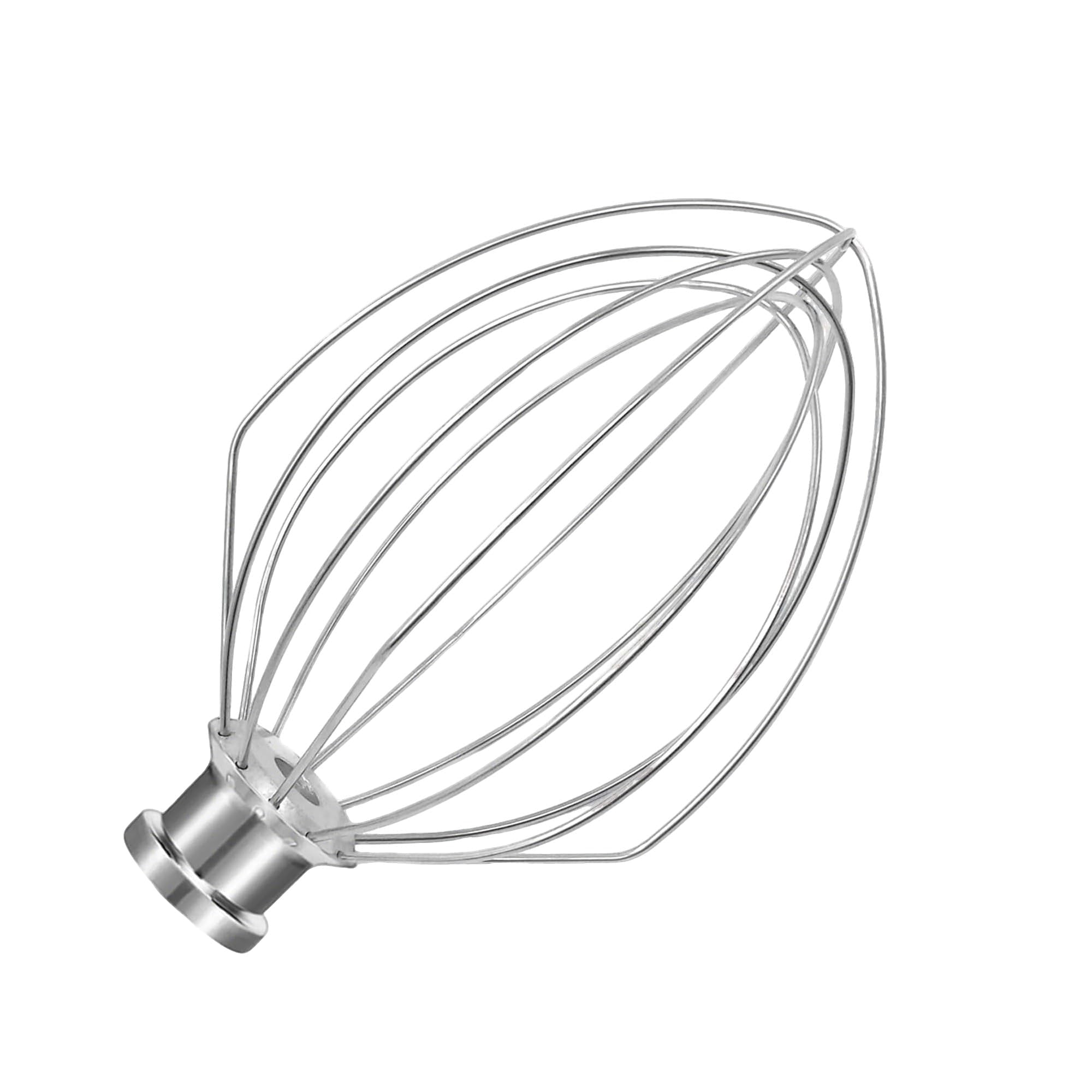 K5A Stainless Steel Whisk for KitchenAid 5Qt Bowl Lift Stand Mixer, 6 ...