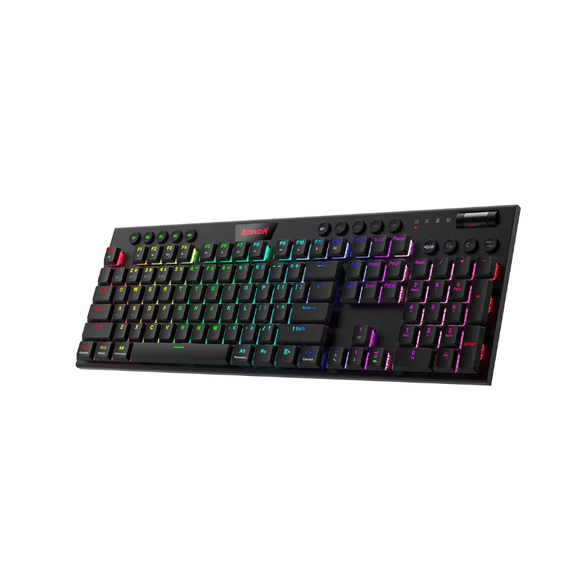 K618 RGB support Bluetooth 5.0 wireless USB 2.4G 3 mode Mechanical Gaming Keyboard 104 Keys for ...