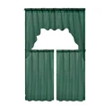 Gorgeous Home Linen Short Window Treatment Kitchen Curtain Voile Sheer ...