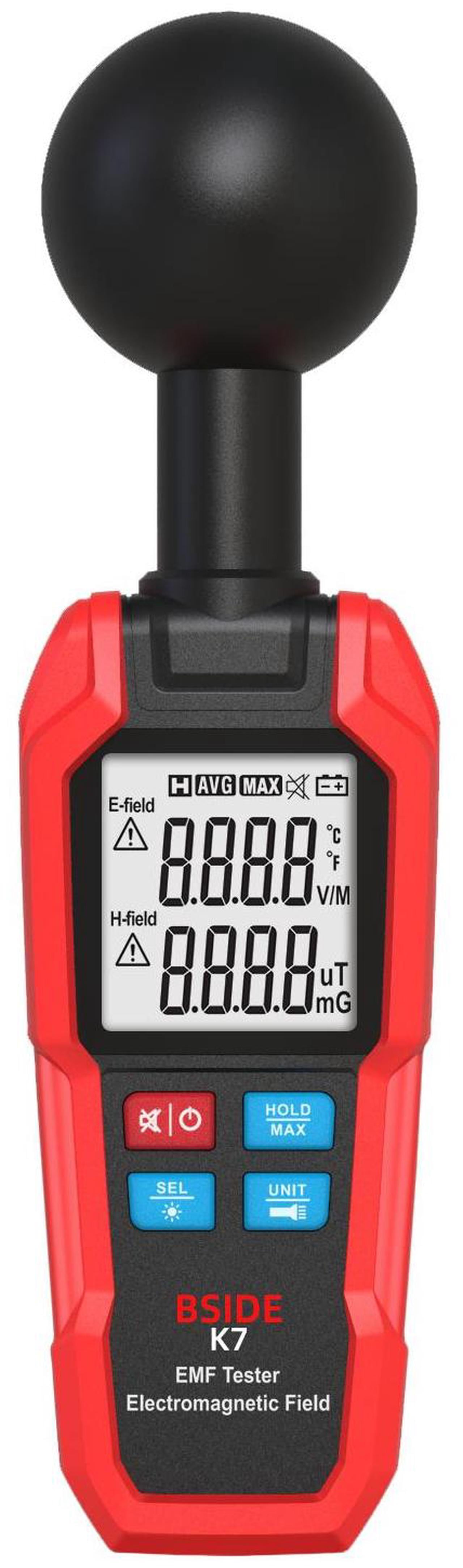 K7 Digital Electromagnetic Radiation Detector with Large LCD Display ...