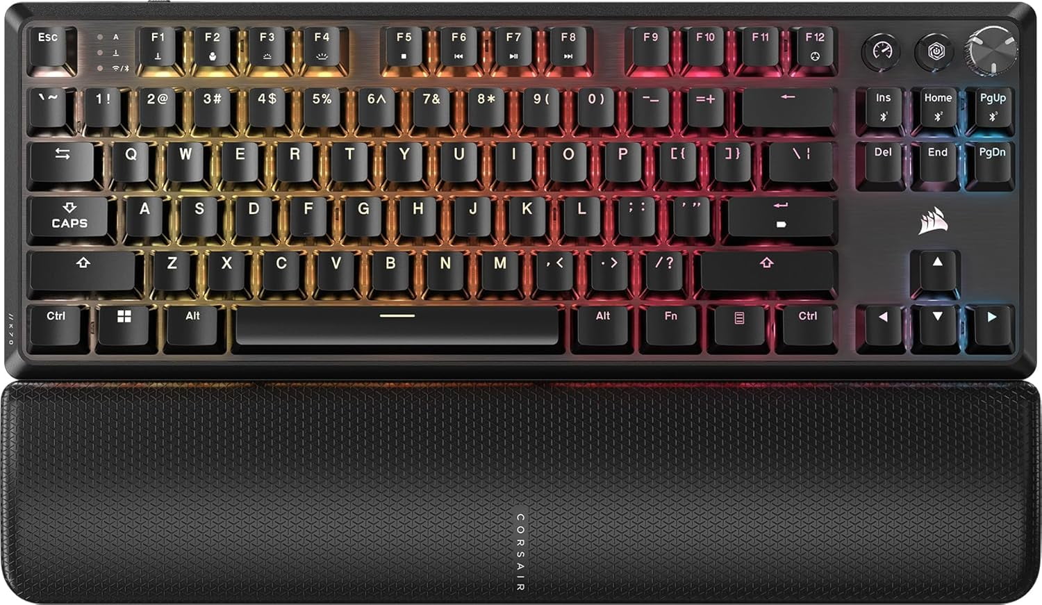 K70 CORE TKL Wireless RGB Tenkeyless Mechanical Gaming Keyboard – Pre-Lubed MLX Red v2 Linear ...