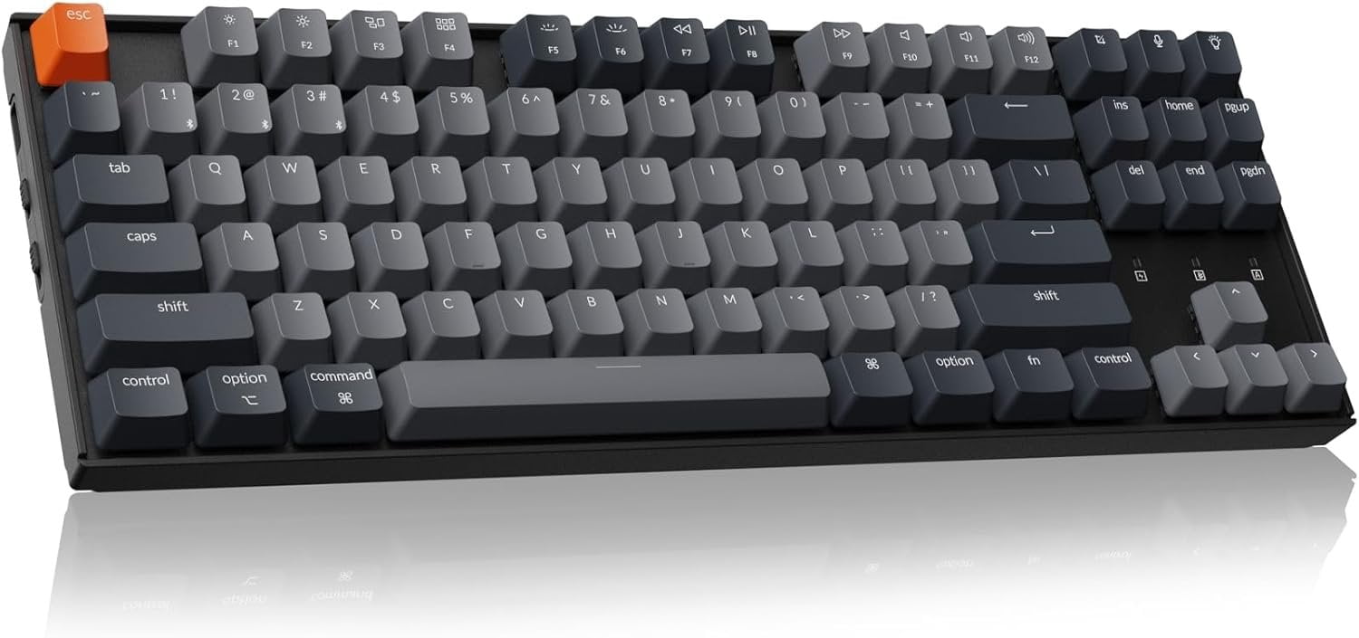 K8 Tenkeyless Mechanical Keyboard for , White Backlight, , Multitasking ...