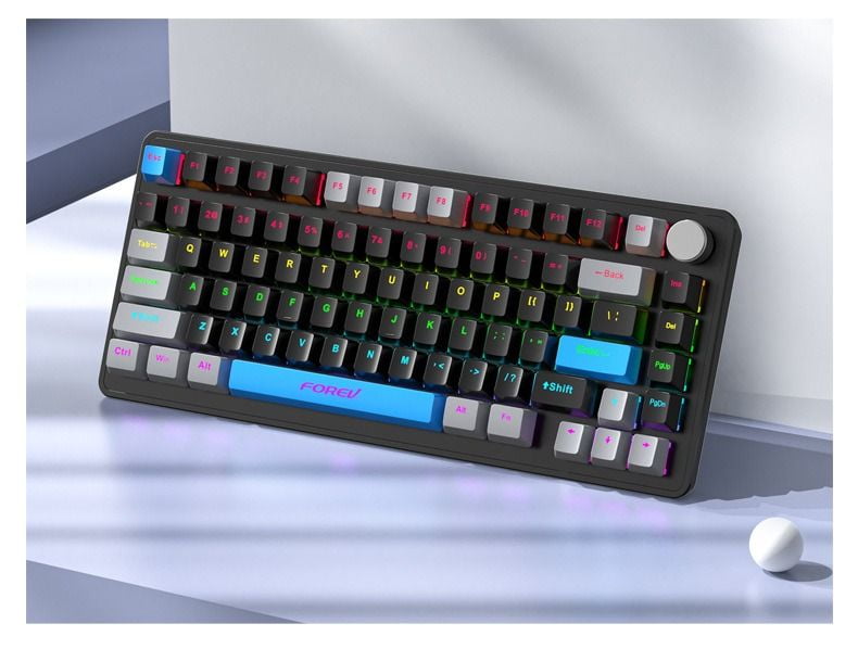 K82 Wired Gaming Tri-Mode Mechanical Keyboard High-value knob keyboard - Walmart.com