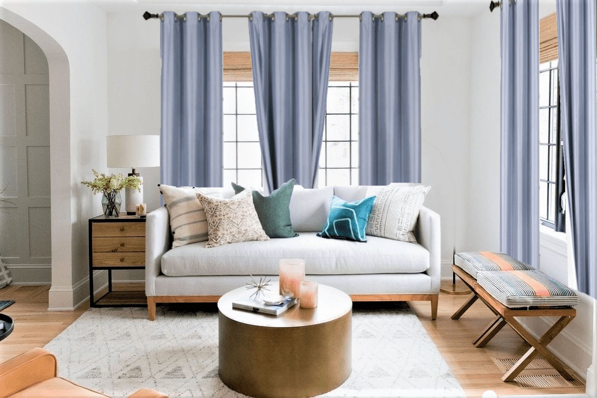 K86 Bedroom / Living Room Full Room Darkening Blackout 1 Piece Panel ...
