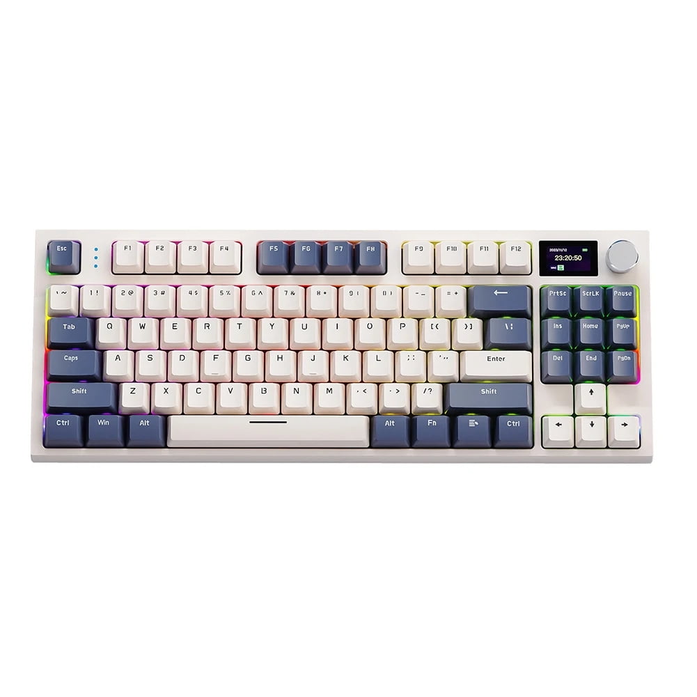 K86 Gaming Keyboard Colorful Backlight Mechanical 87 Keys Portable ...