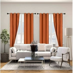 Orange Curtains