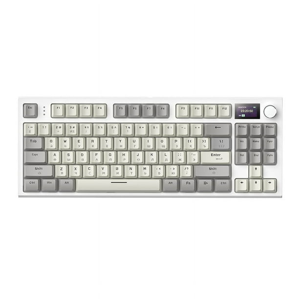 K86 Tri-Mode RGB Hot-Swappable Russian Mechanical Keyboard Russian ...