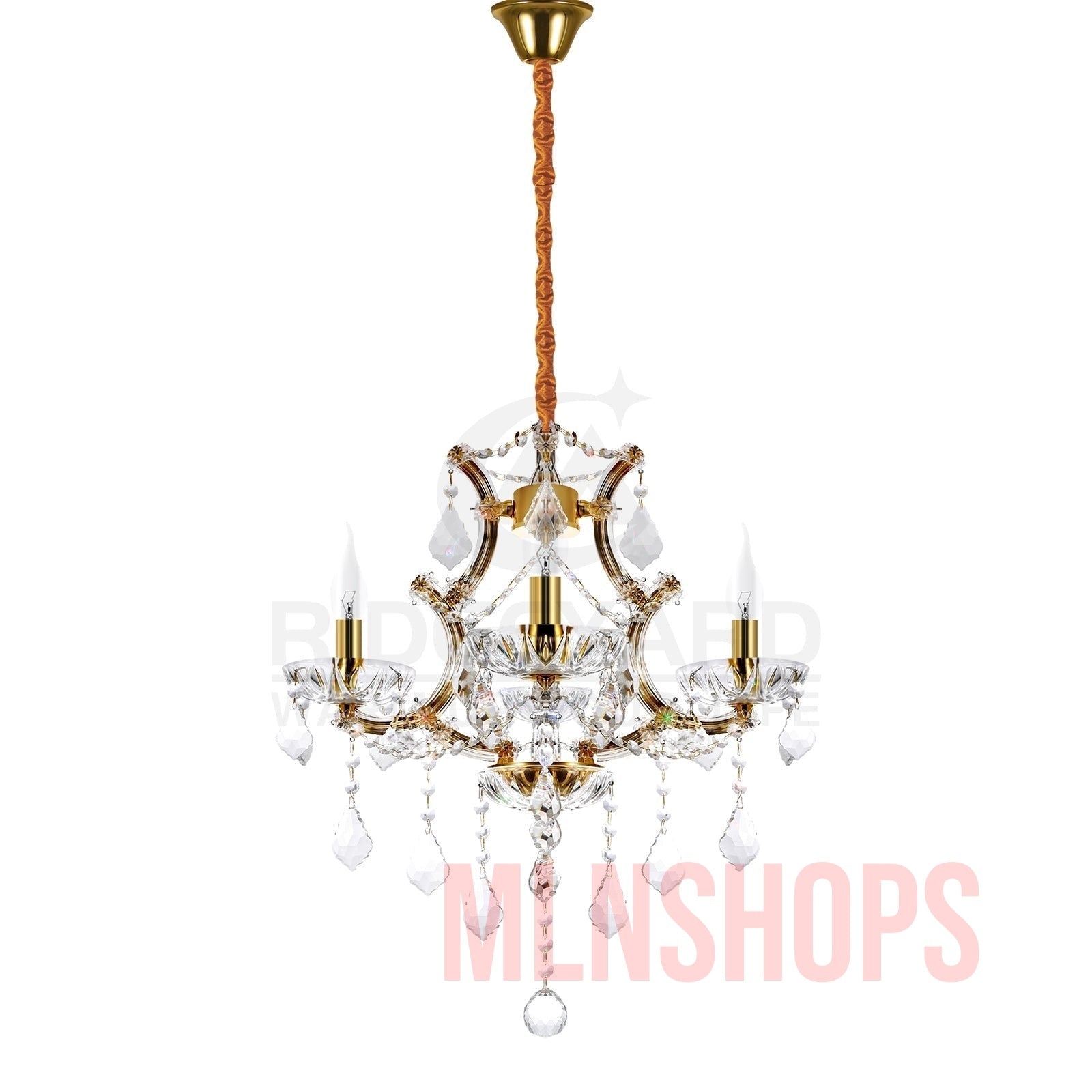 K9 Crystal Chandeliers Lighting 4 Lights Crystal Ceiling Lamp Home Decoration Gold - Walmart.com