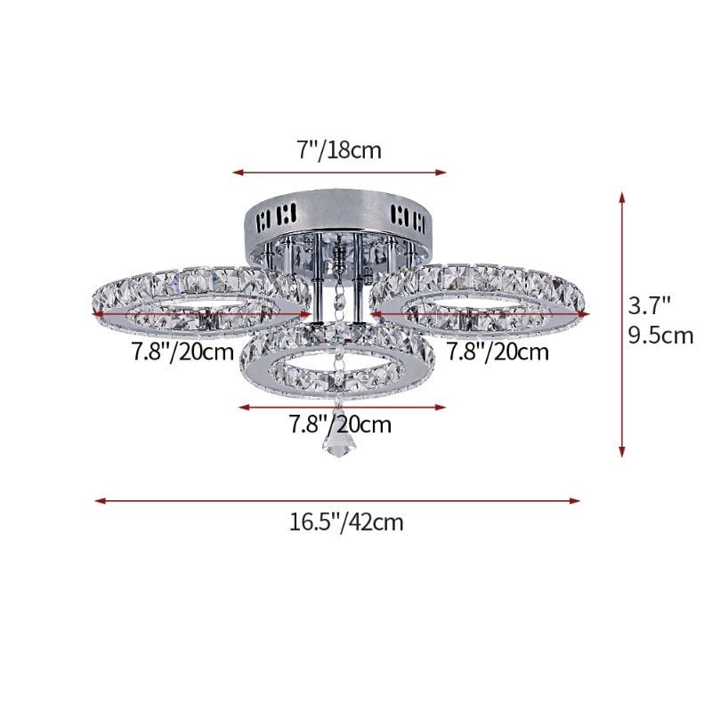 K9 Crystal Led Chandeliers Lighting Modern Plafon Lustre Luminaire ...