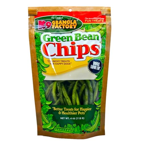 K9 Granola Factory Green Bean Chips Dog Treats 5oz (Pack of 3) - Walmart.com