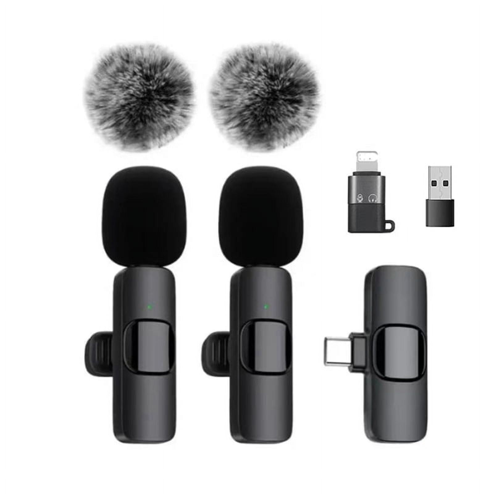 Plug-and-Play Wireless Microphone for Video Recording, Interviews and ...