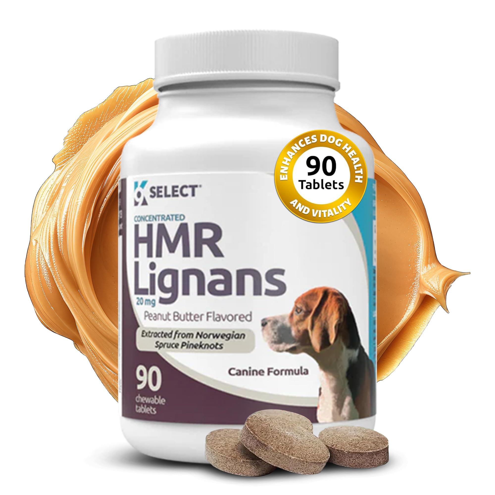 K9 Select HMR Lignans for Dogs - Enhancer for Overall Wellness, Immune ...