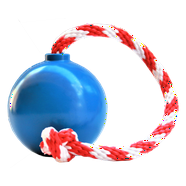 Jolly Pet Romp N Roll Dog Toy, 8", Orange - Walmart.com