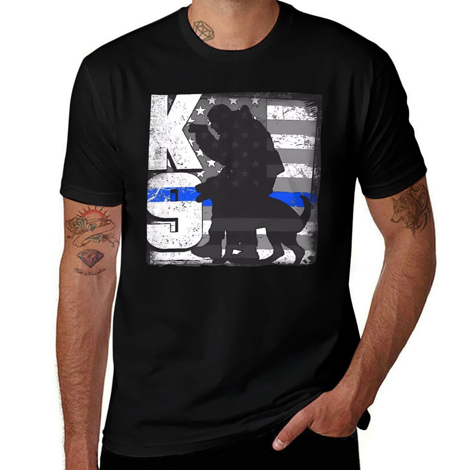 K9 Standard Graphic Tees Men Funny Tshirts Shirts for Men White Tee Shirt Oversized Graphic Tees ...