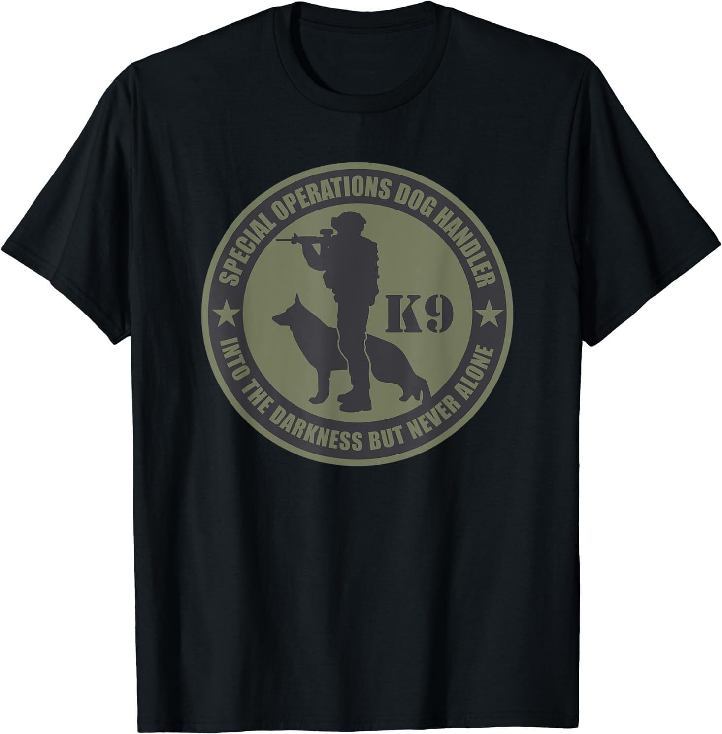 K9 T-shirt - Special Operations Dog Handler Size S-5XL - Walmart.com