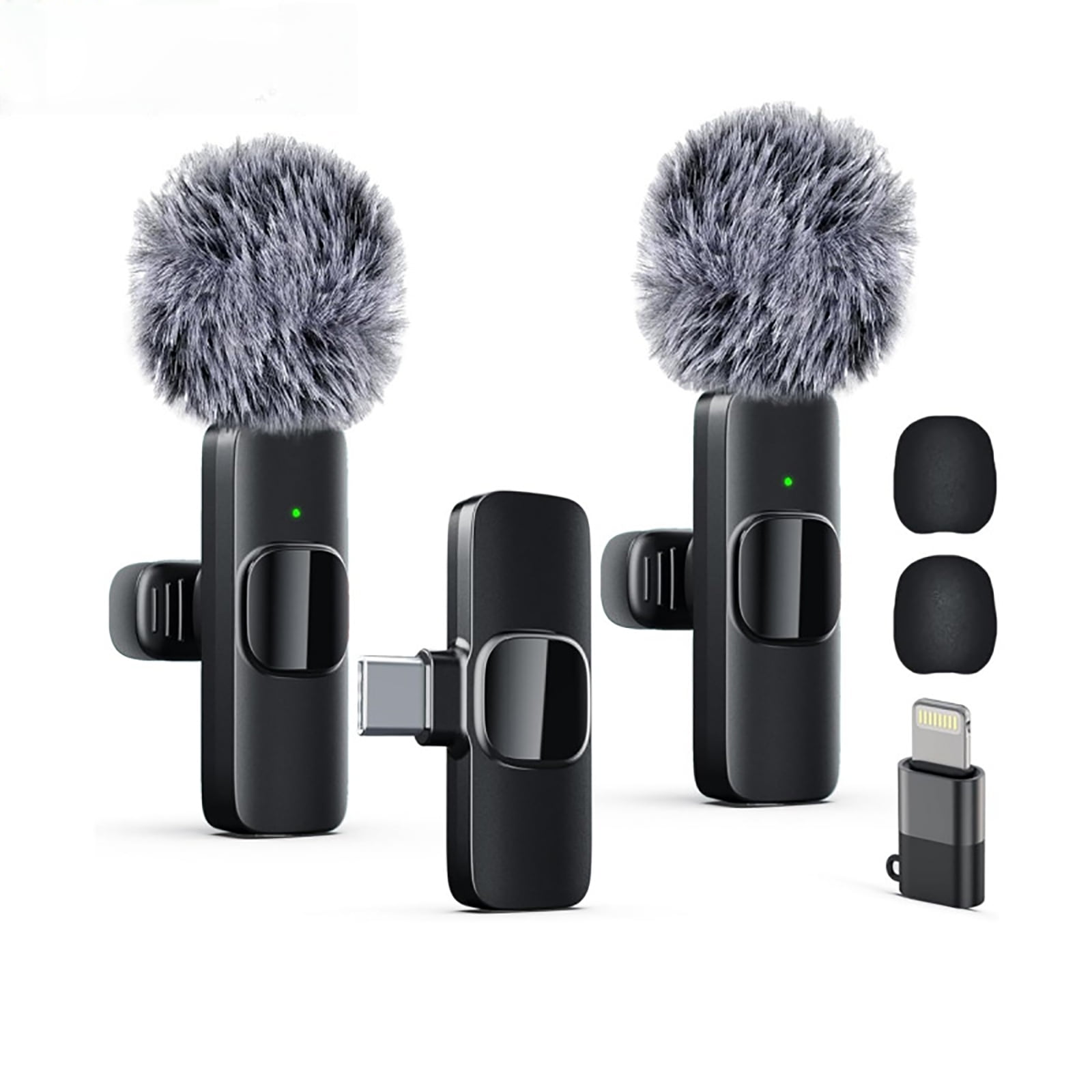 K9 Wireless Lavalier Microphone - Mini Noise Reduction Professional ...