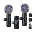 K9 Wireless Lavalier Microphone - Mini Noise Reduction Professional ...