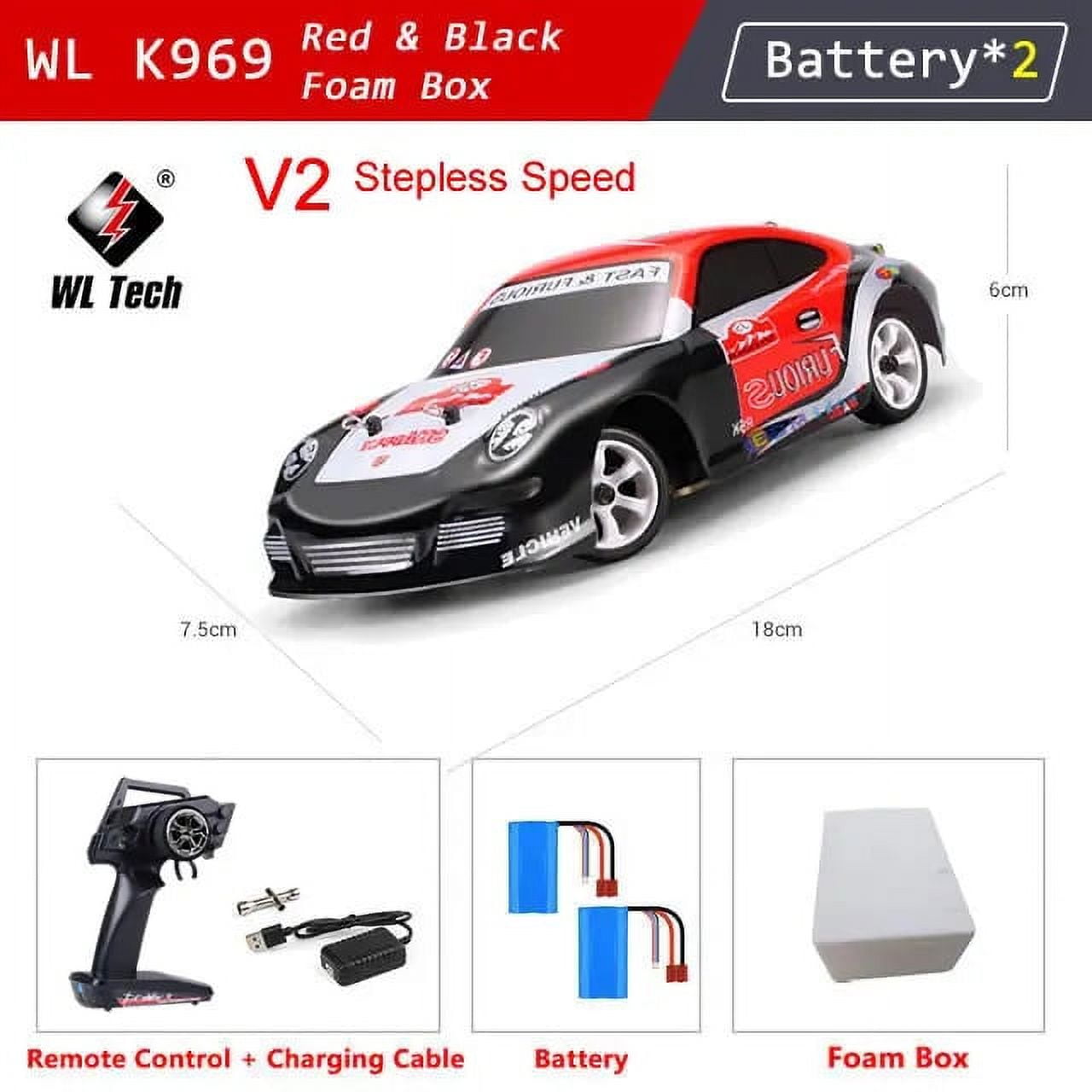 K969 1:28 4WD 2.4G Mini RC Racing Car High Speed Off-Road Remote ...