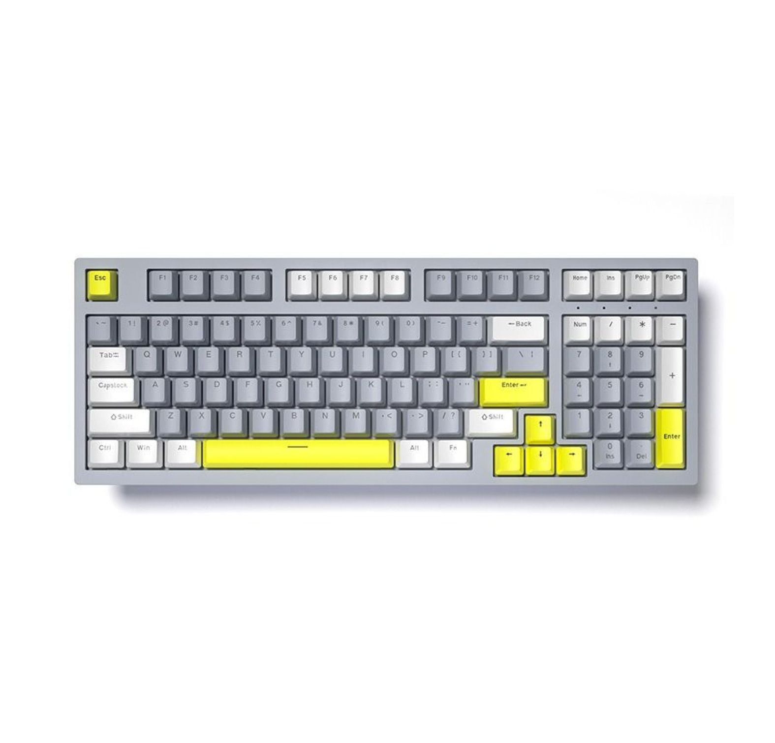 K98 Green Axis Macro Defined Gaming Keyboard Mixed Color Illuminated ...