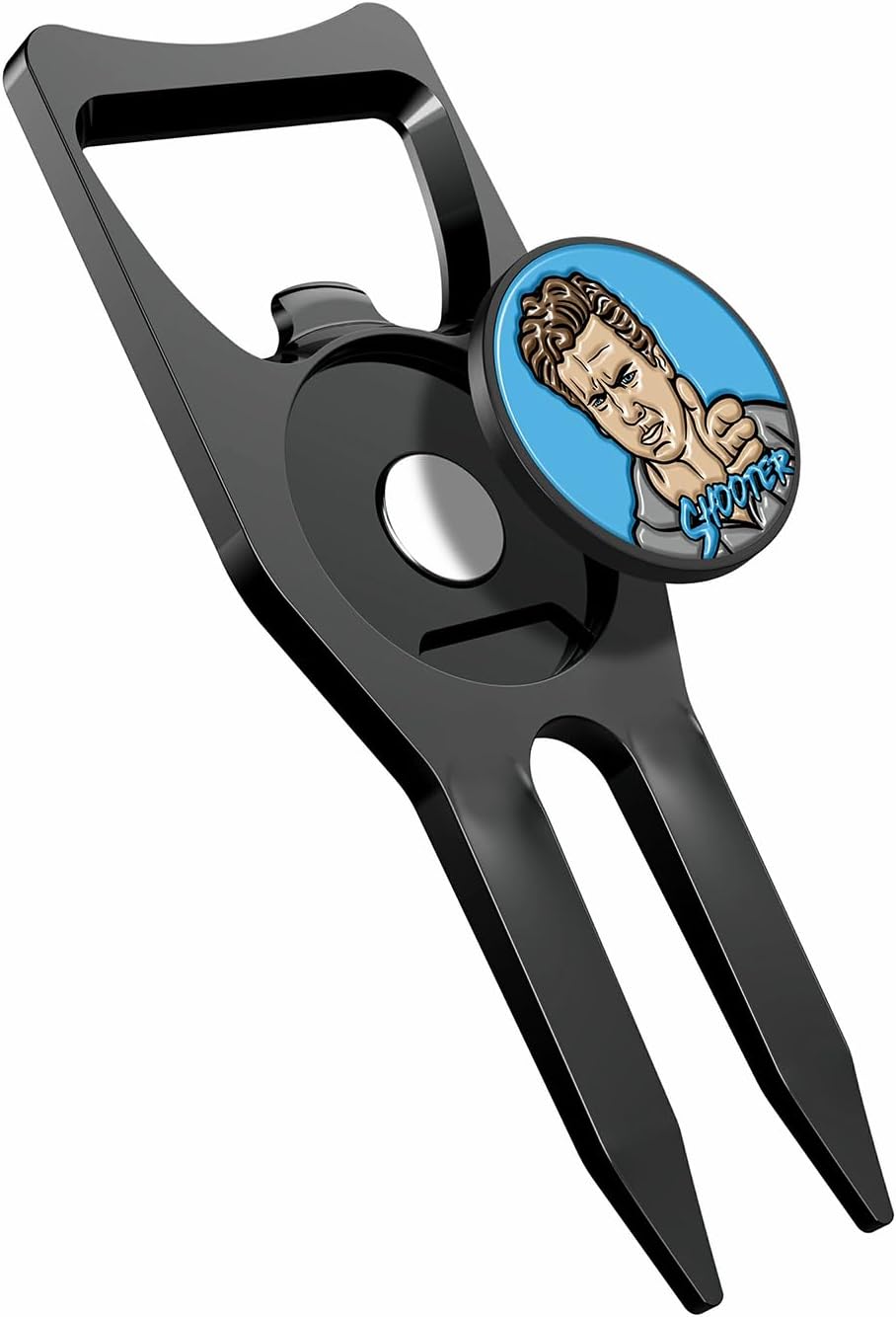 Spider White/Black Widow Golf Divot Repair Tool and Ball Marker ...