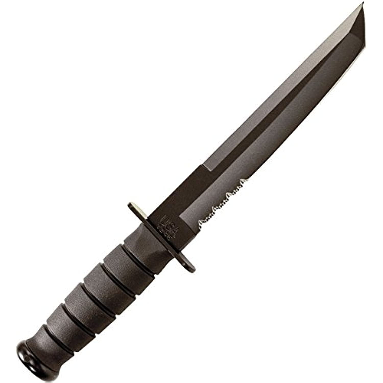 KA-BAR KA1245 Black Tanto Fixed Blade Knife - Walmart.com
