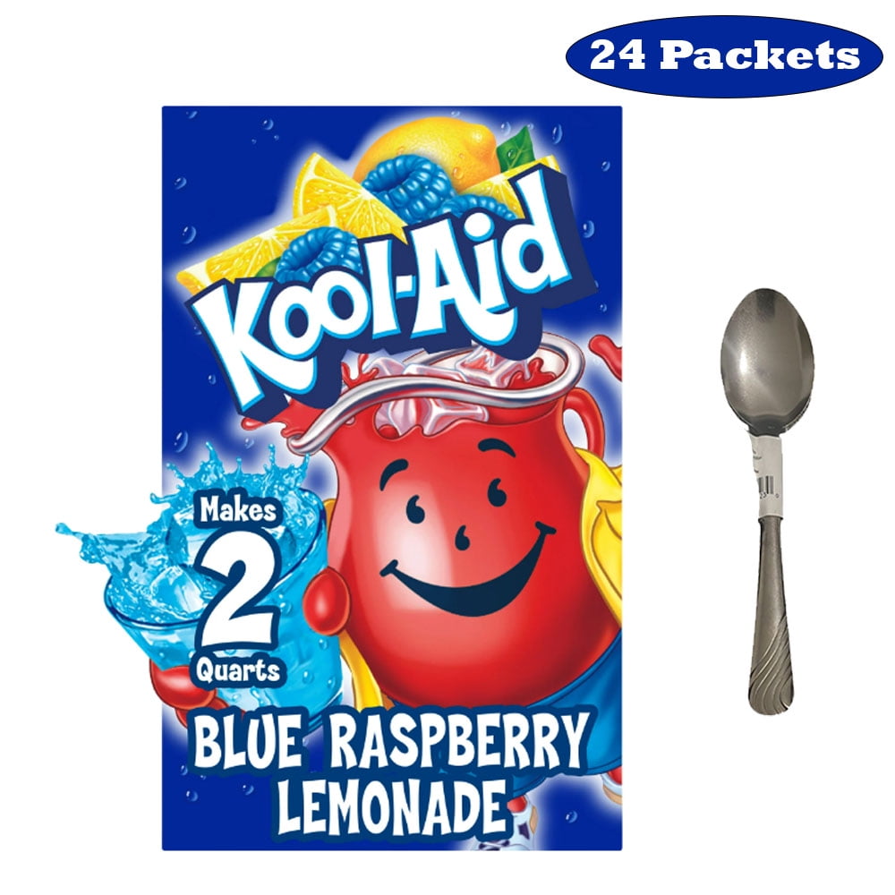KA Unsweetened Blue Raspberry Lemonade Artificially Flavored Powdered ...