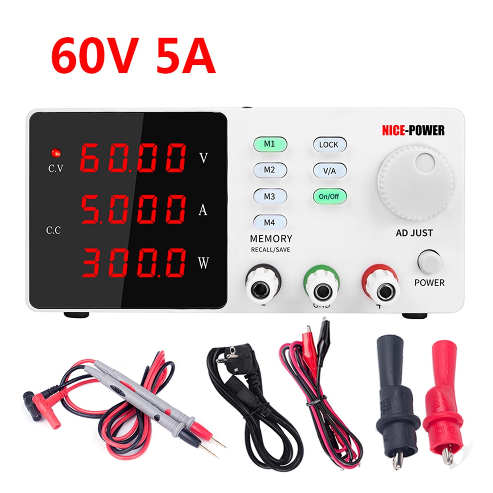 KA3005D Precision Adjustable Digital Programmable DC Power Supply ...