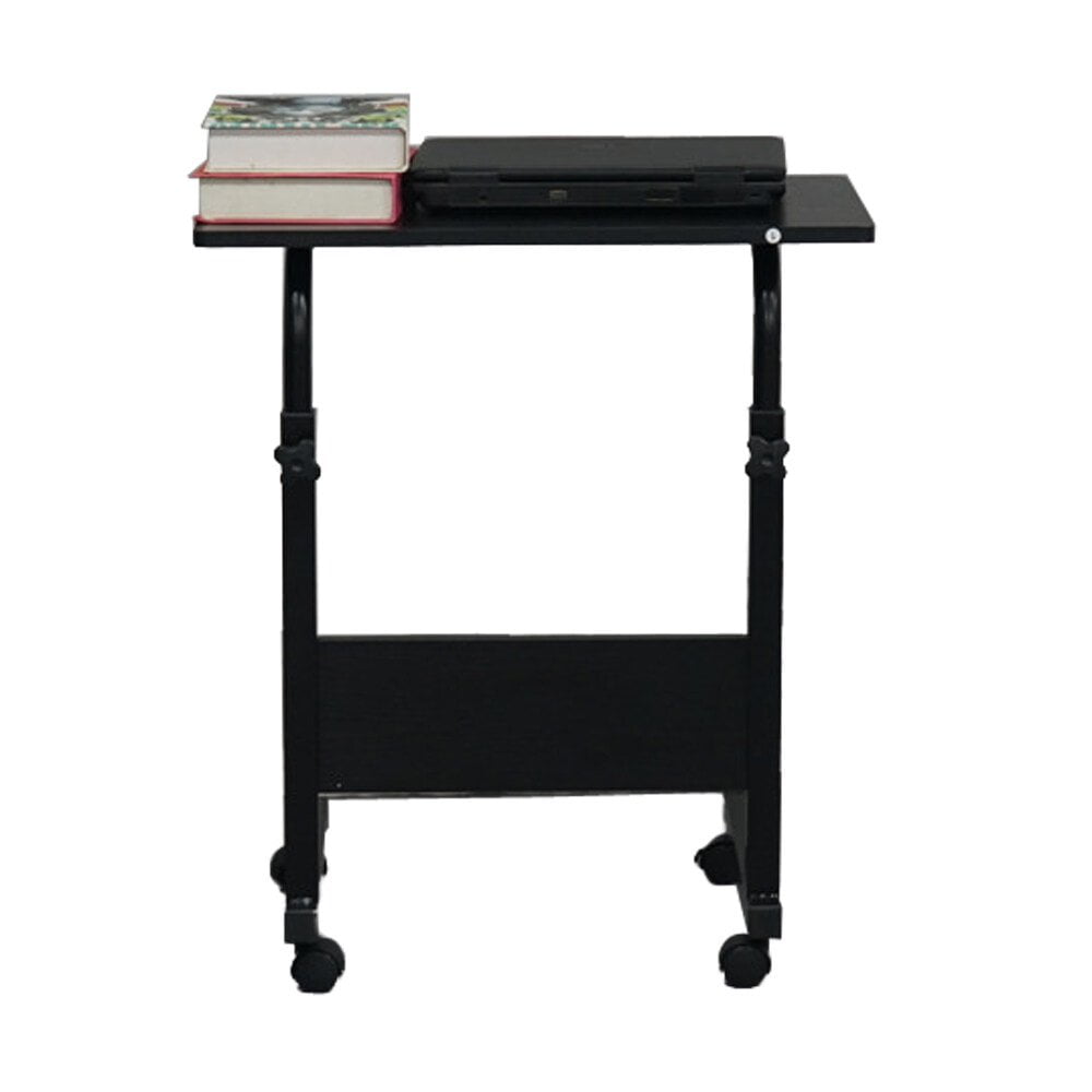 KAAYEE 27-38"C-shaped Side Table,Adjustable Height Rolling Computer ...