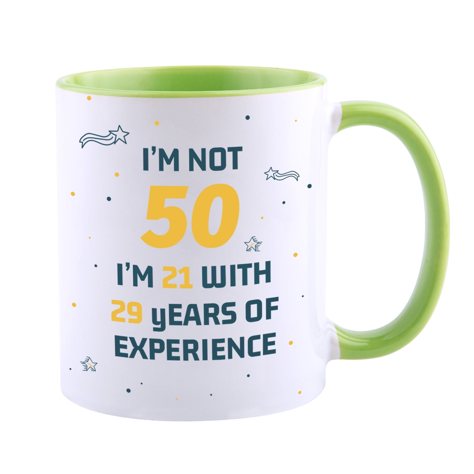 KAAYEE 50th Birthday Gift for Women Men,Turning 50 Years Old 11oz ...